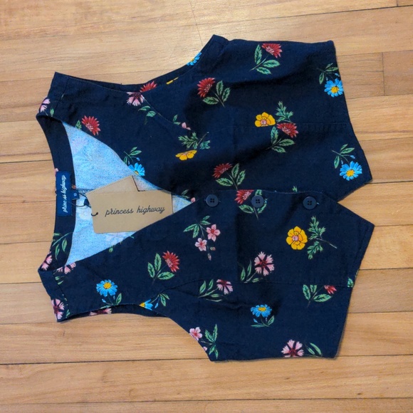 Princess Highway | Tops | Princess Highway Mietta Vest Navy Aus | Poshmark